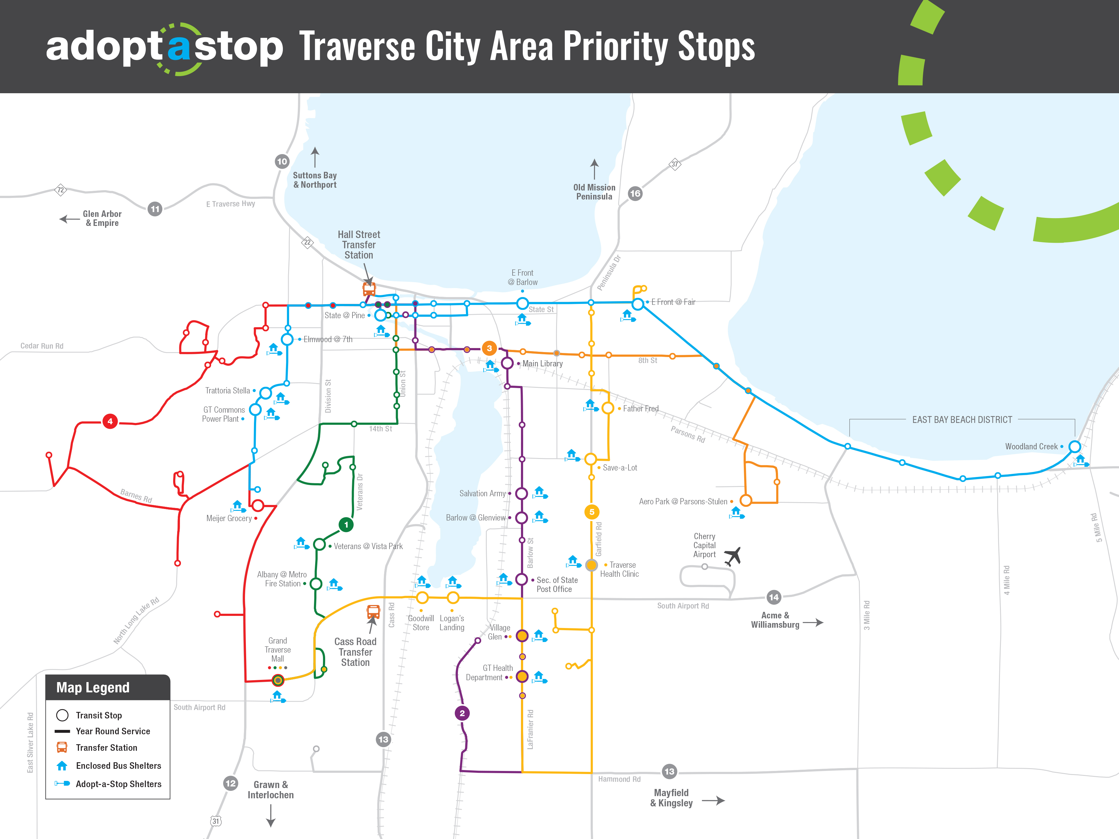 Traverse City Map Map Of Traverse City, Michigan