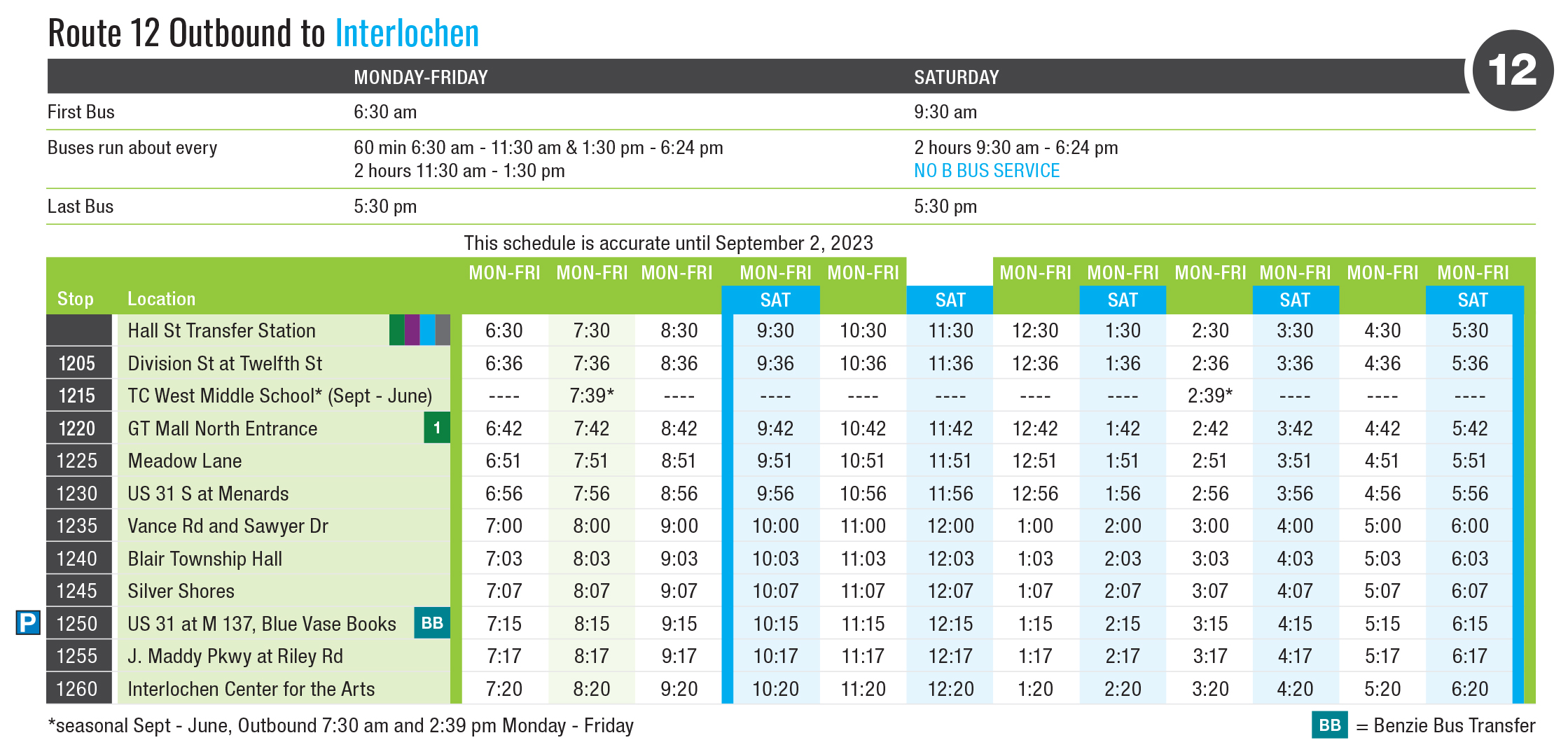 Village Loops | BATA | Traverse & Leelanau Bus Transport