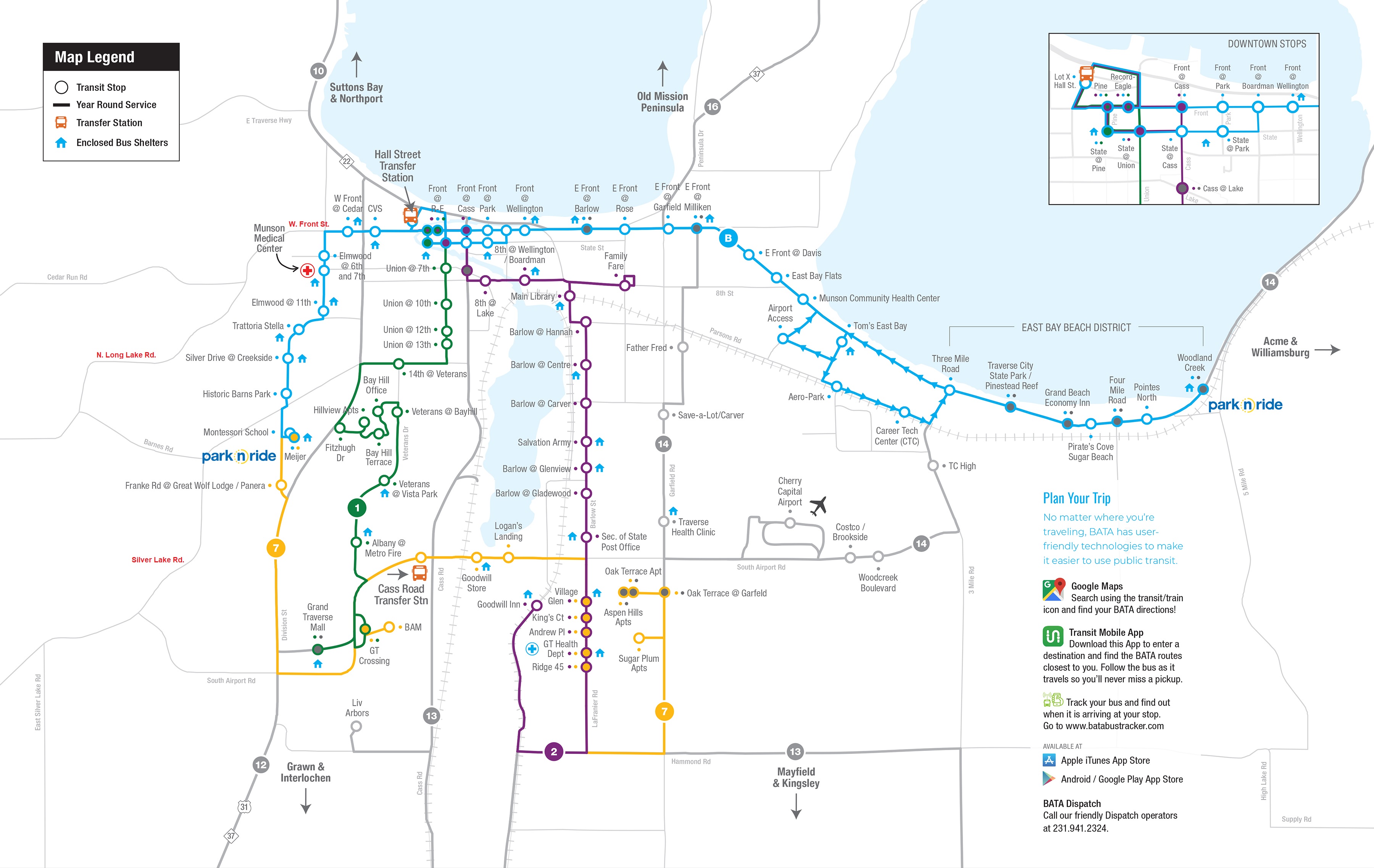 City Loops Bus Routes | BATA | Traverse City Transportation