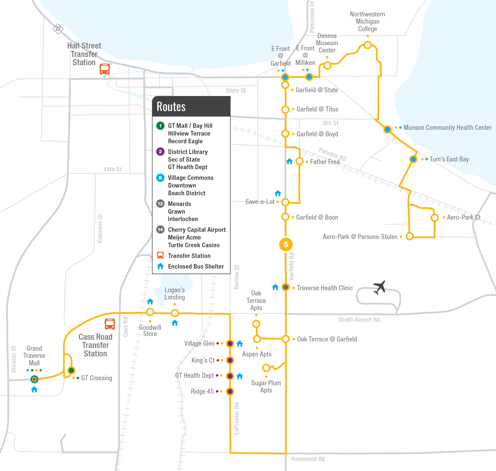 City Loops Bus Routes | BATA | Traverse City Transportation