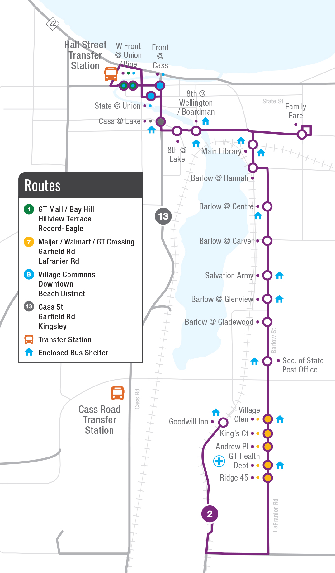 City Loops Bus Routes | BATA | Traverse City Transportation